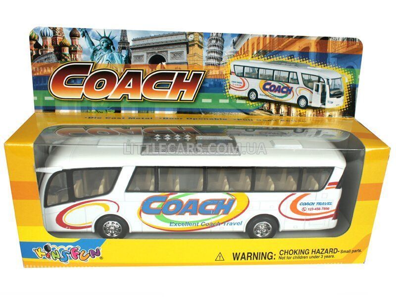 Купити Kinsfun Bus Excellent Coach Travel Автобус білий KS7101WW в ...